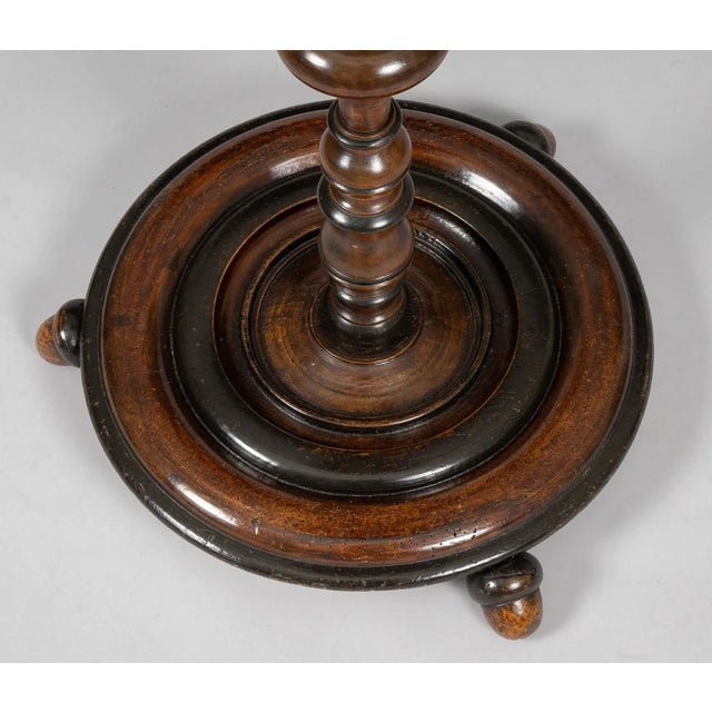 Early 19th Century English or French Walnut Torchere Plant Stand | Chairish