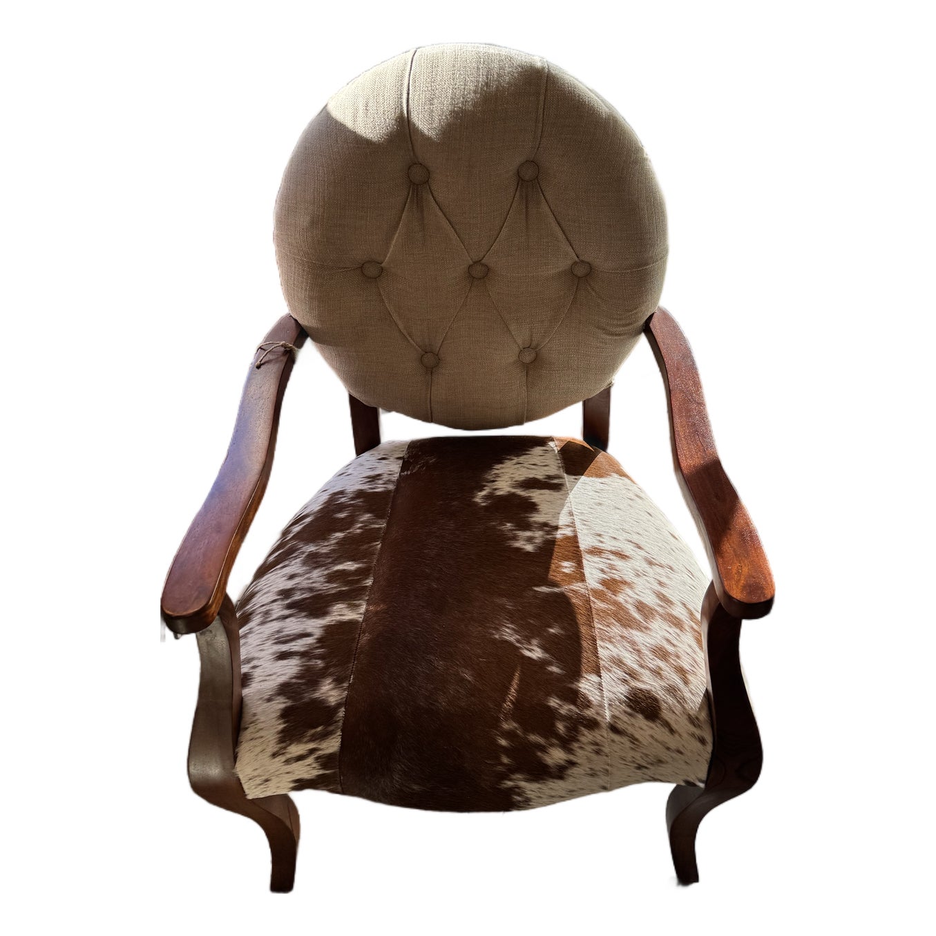 K&k Interiors Cow Hide Chair | Chairish