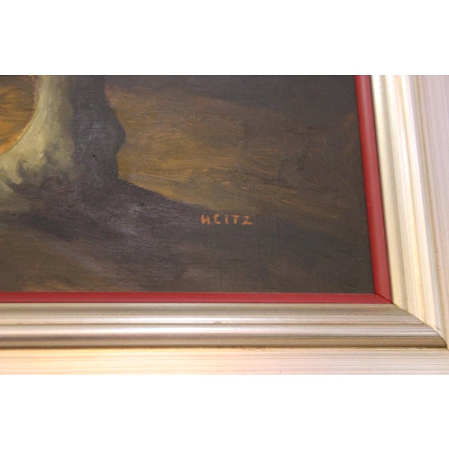 Vintage Robert Heitz Oil Painting Allegory Listed French Artist | Chairish