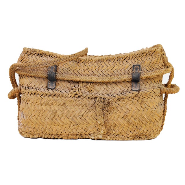 Vintage Spanish Basket | Chairish