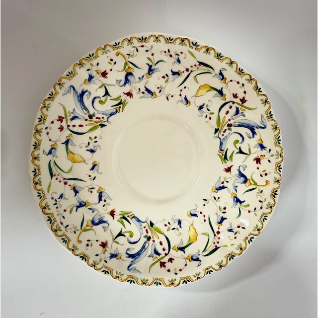 1990s Toscana by Faiencerie De Gien Gain France Tea Cup and Saucer ...