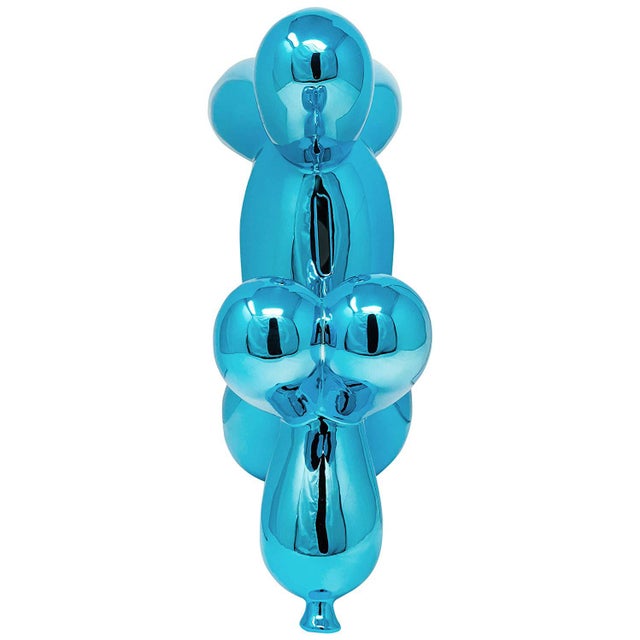 Interior Illusions Plus Blue Balloon Dog Bank - 12" Tall | Chairish