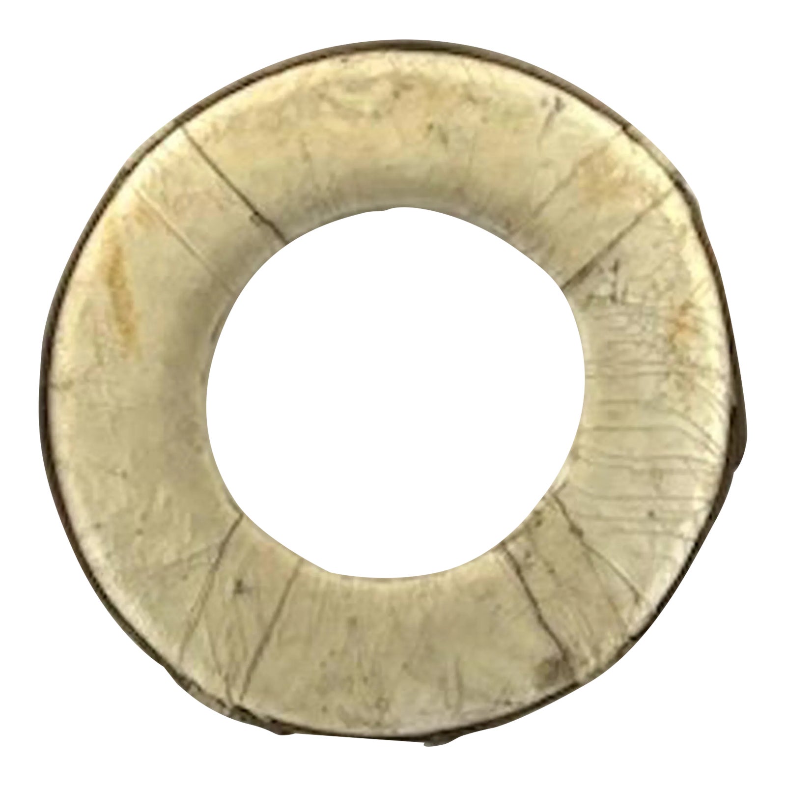 Vintage White Life Ring | Chairish