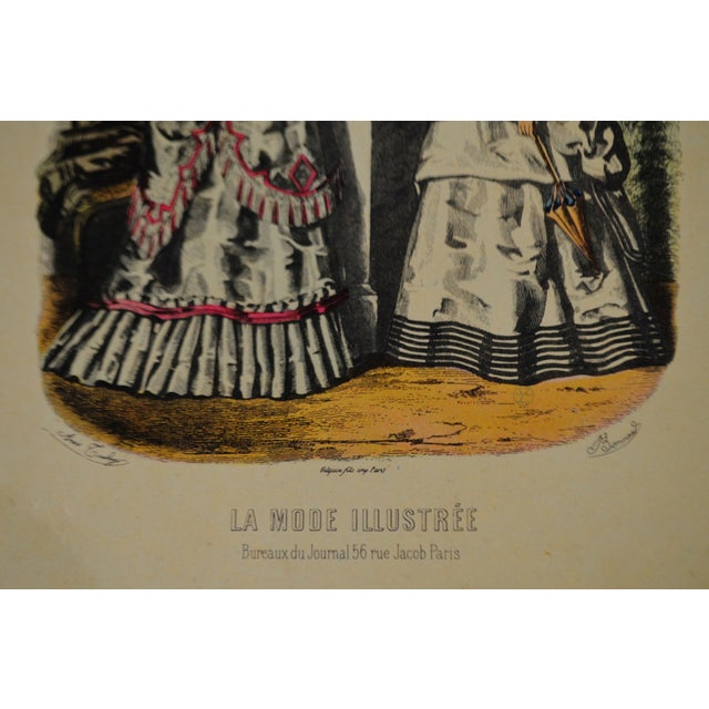 European Fashion Prints on Paper - a Pair | Chairish