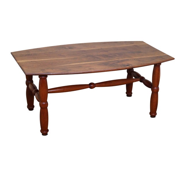 Studio Made Solid Walnut & Mix Wood Coffee Table | Chairish