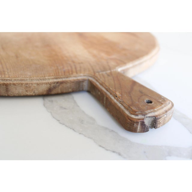 19" Round European Antique Charcuterie Breadboard | Chairish