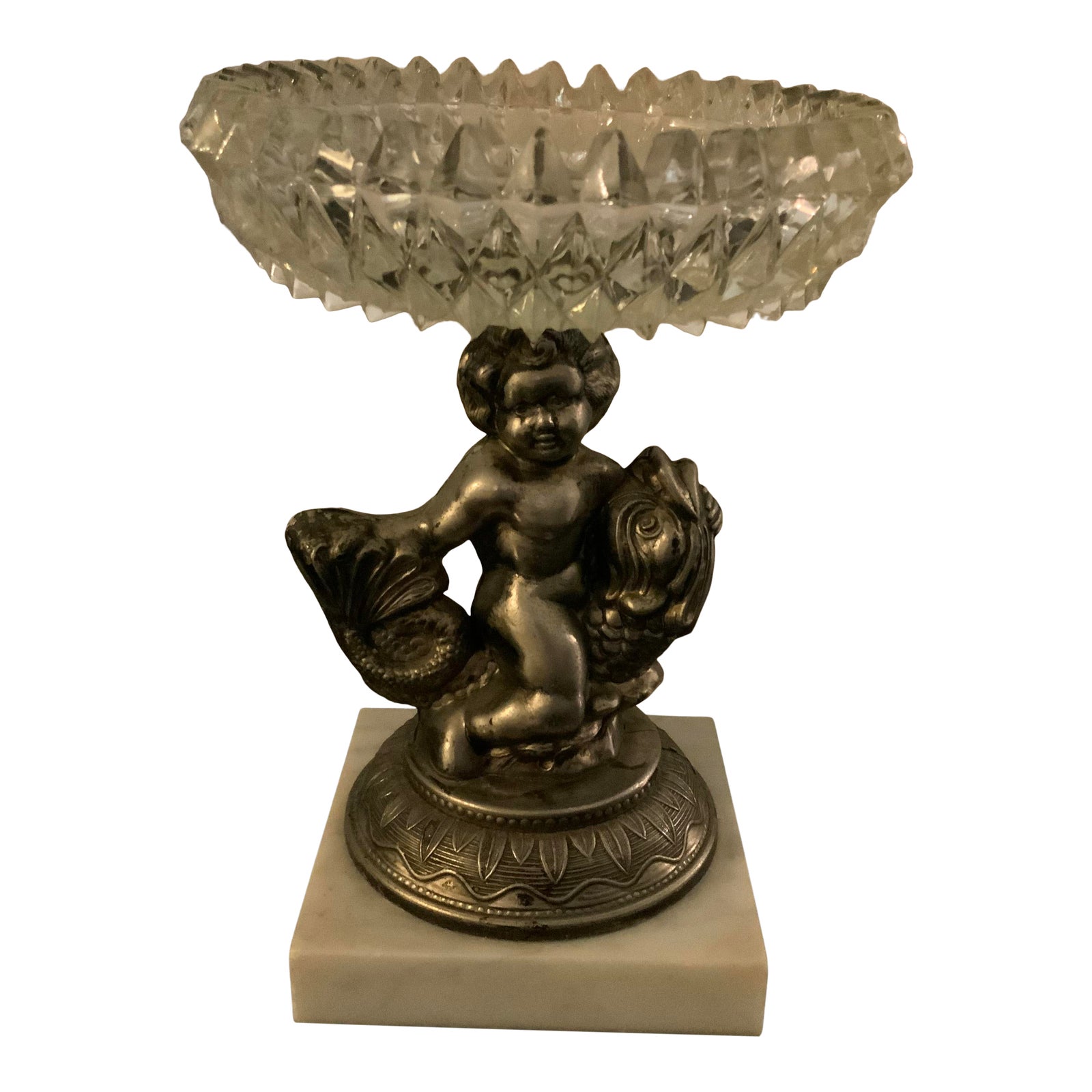 Cherub Compote Dish | Chairish