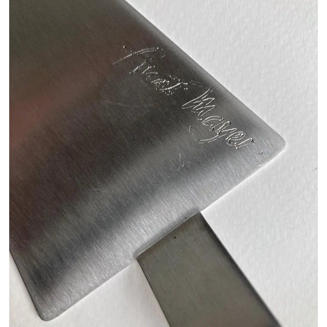 Vintage Anat Mayer Hand Made Stainless Cake, Pie Server | Chairish