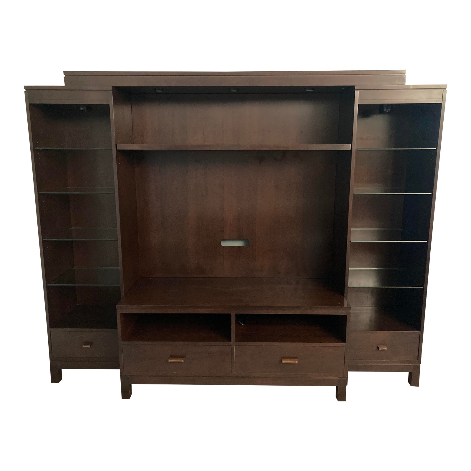 Modern Stickley Entertainment Center | Chairish