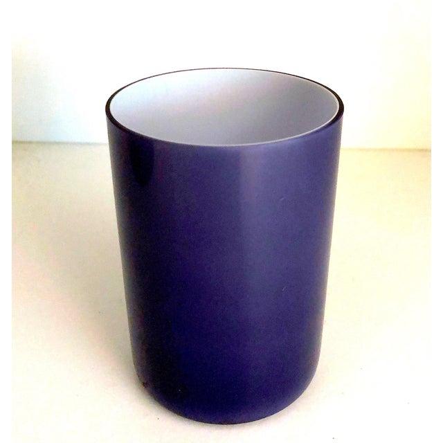 Mid Century Kastrup Raymor Purple Vase - 12" High - With Matching ...