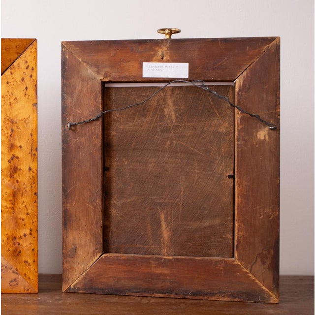 Mid 19th Century Pair of Antique Birdseye Maple Frames With Original ...