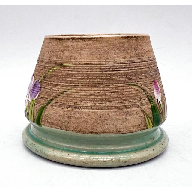 Vintage Pottery Floral Botanical Match Striker/ Holder | Chairish