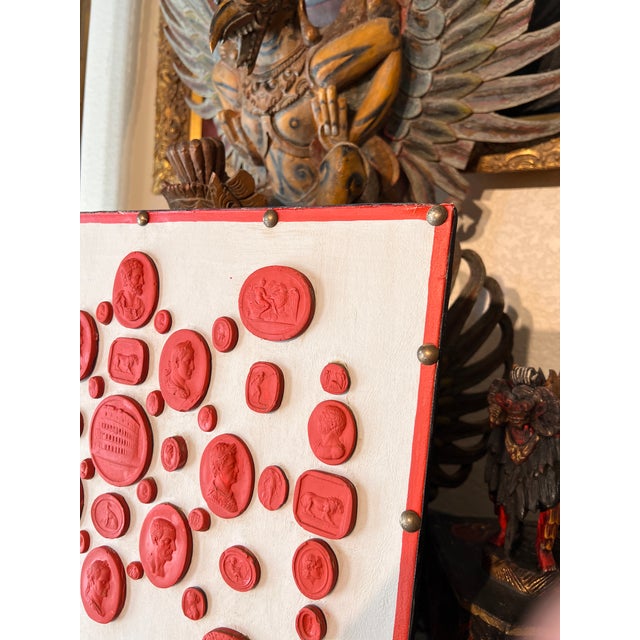 #1015 Grand Tour Revival Neoclassical Vintage Red Plaster Cast Waxed ...
