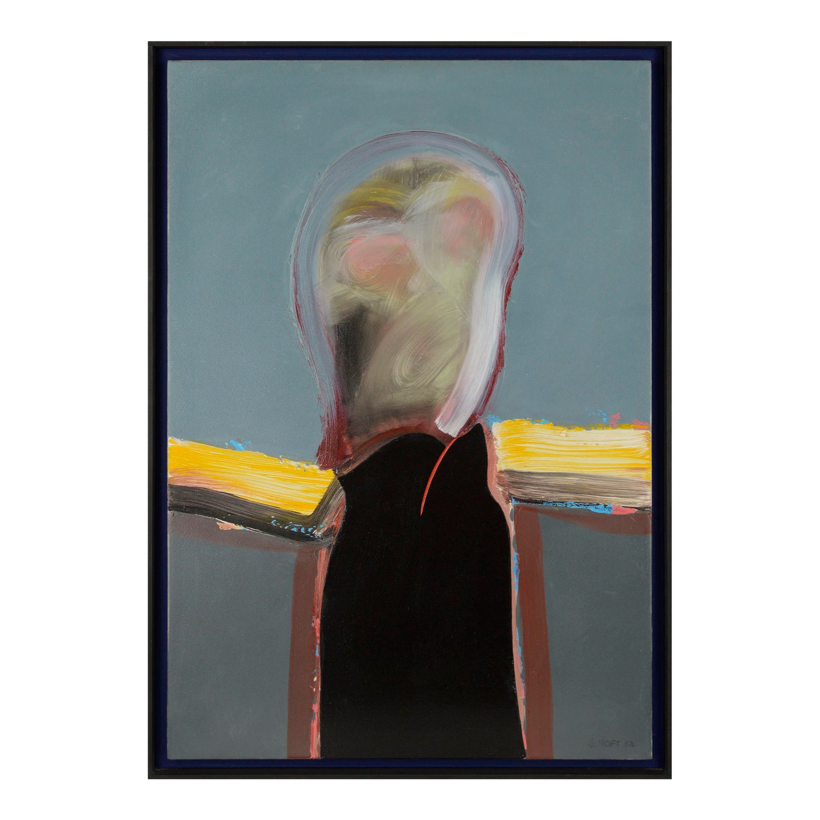 "The Gate Keeper", Bay Area Figurative Abstract by John Hoft | Chairish