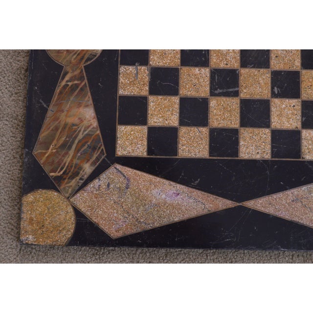 Antique Slate Chess Game Board (A) | Chairish