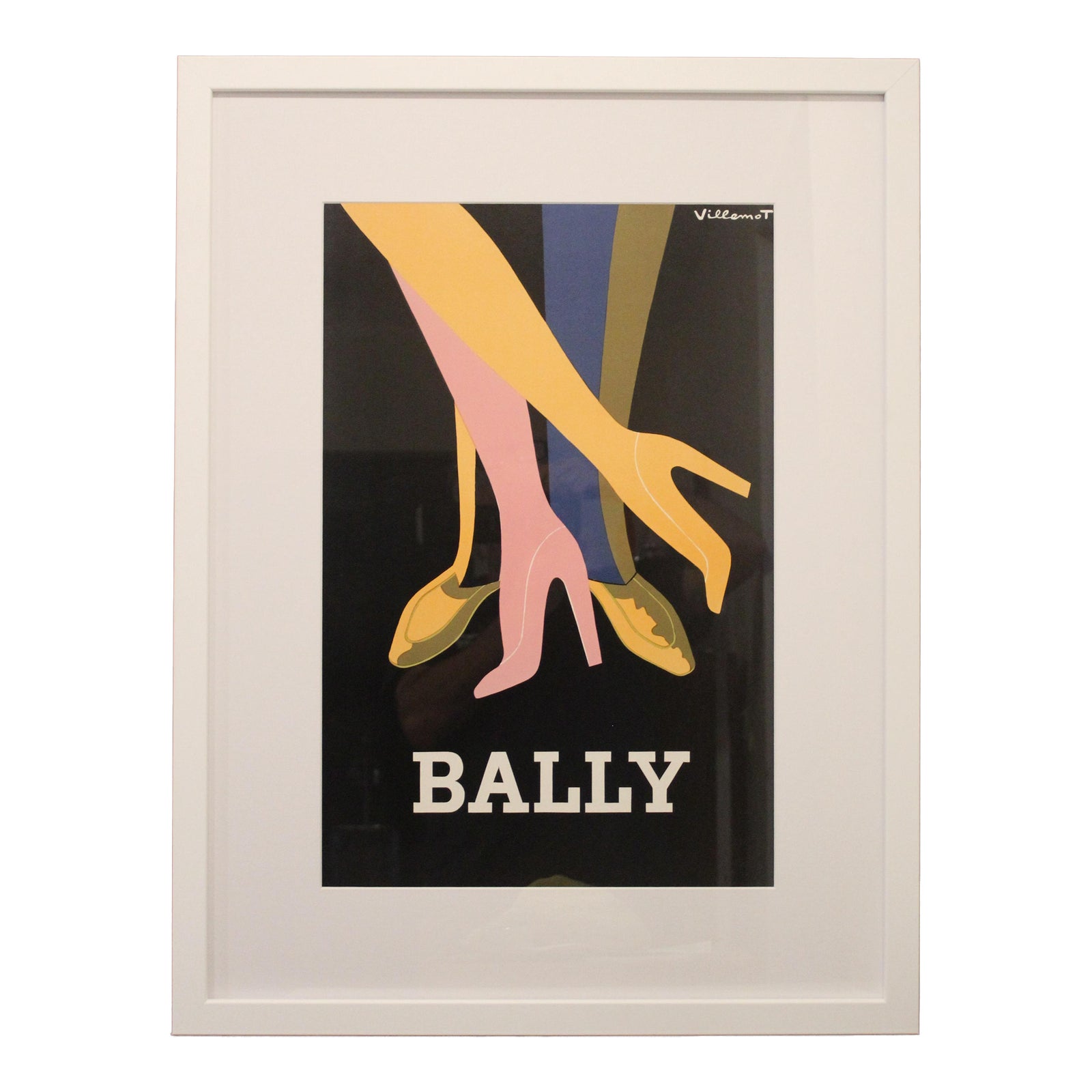 Bally Tango French Advertising Poster by Bernard Villemot 1979 Framed ...