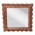 1920s Folk Art Tramp Art Framed Mirror | Chairish