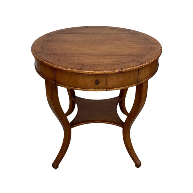 Gregorius Pineo 18th Century Style Beidermeier Side Table, Unsigned. | Chairish