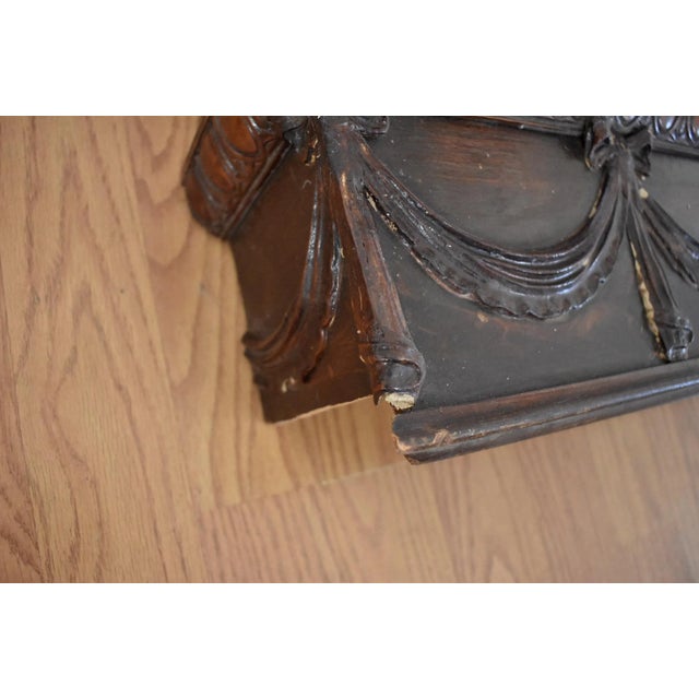 Set of 3 Antique Wood Window Cornices | Chairish
