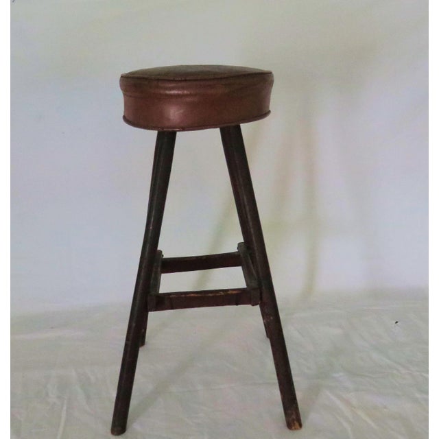 Vintage Brown Cobbler's Stool | Chairish