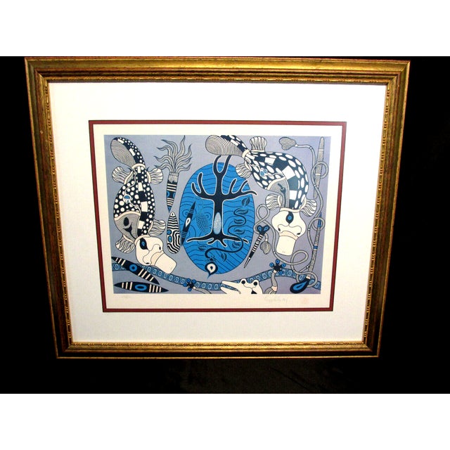 1990s Aboriginal Abstract Signed, Numbered Limited Edition Prints by ...