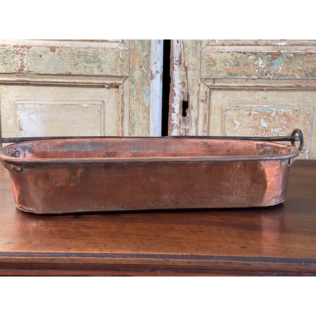 Early 19th Century French Copper Fish Pot | Chairish