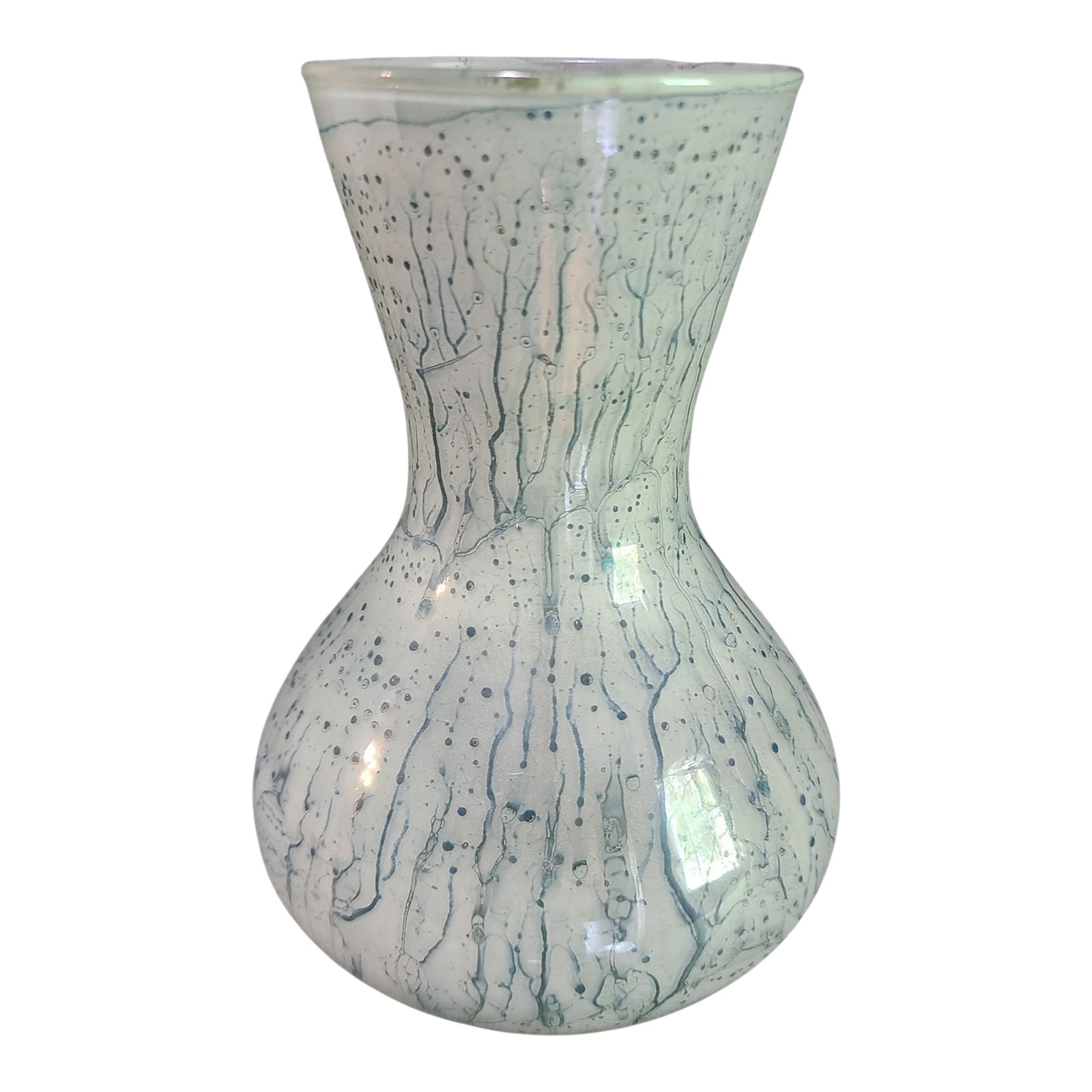 Vintage Simron Hand Painted in Israel Vase Original Label | Chairish