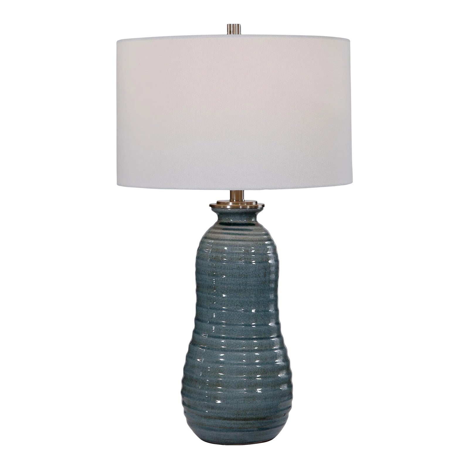 Zaila Light Blue Table Lamp | Chairish