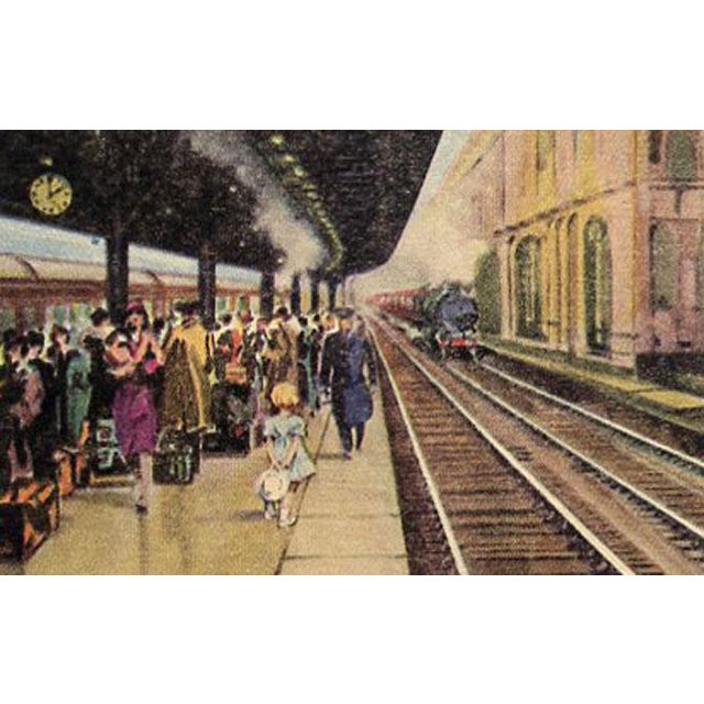 Vintage British Train Alphabet Print - Letter P | Chairish