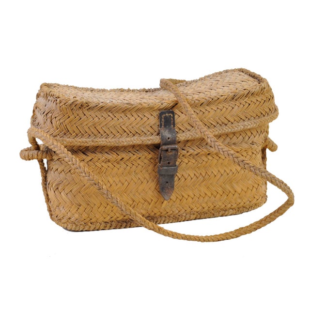 Vintage Spanish Basket | Chairish