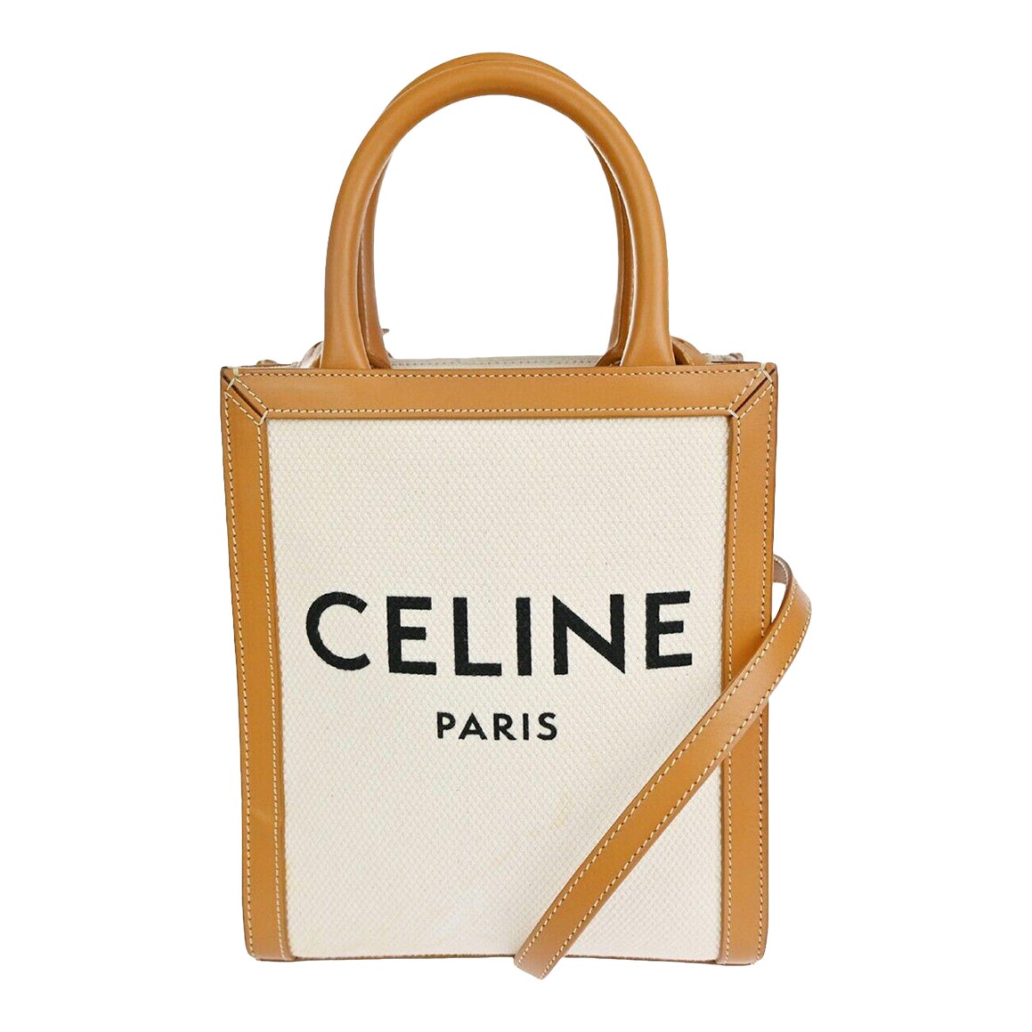 Celine Vertical Cabas Handbag | Chairish
