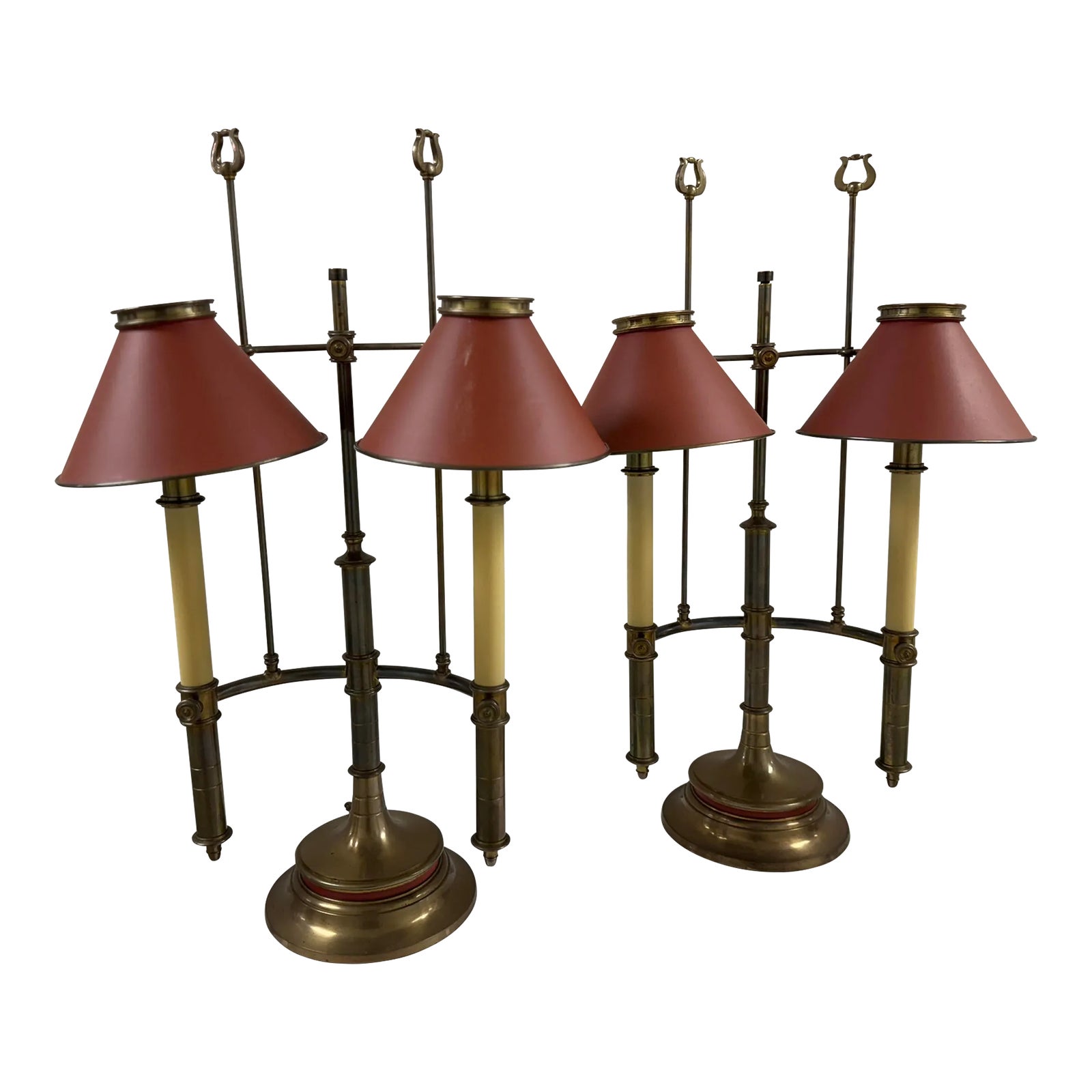 Pair of Vintage Chapman Library Lamps | Chairish
