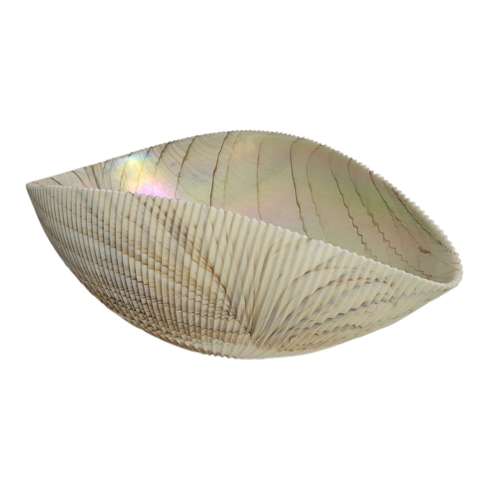 Organic Modern Art Glass Centerpiece Bowl by Yalos Murano, C. 2000s ...