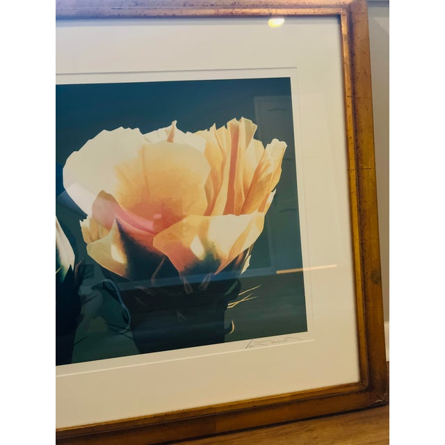 Ed Mell Artist Proof “Cactus Flower” Large Scale Serigraph Western Art ...