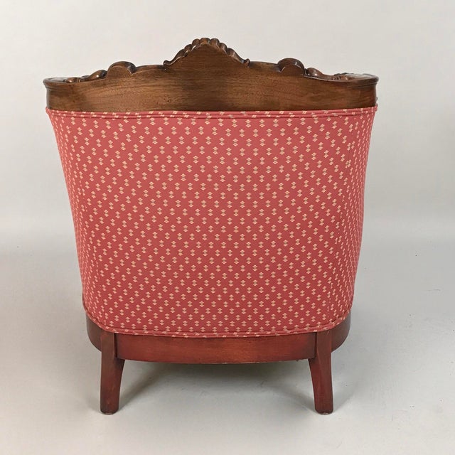 Early 19th Century English Regency Mahogany Tub Chair Armchair | Chairish