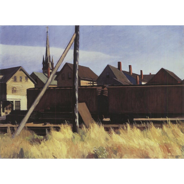 Edward Hopper Freight Cars, Gloucester, 2009 | Chairish