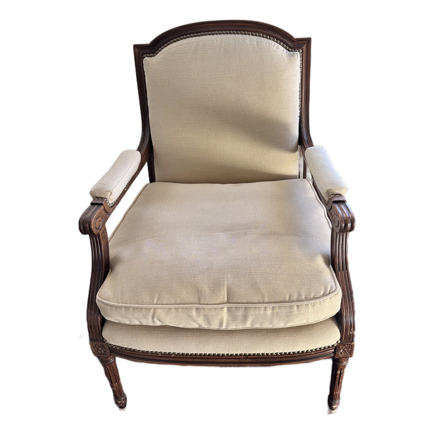 Early 21st Century William Switzer Bergere Chair | Chairish