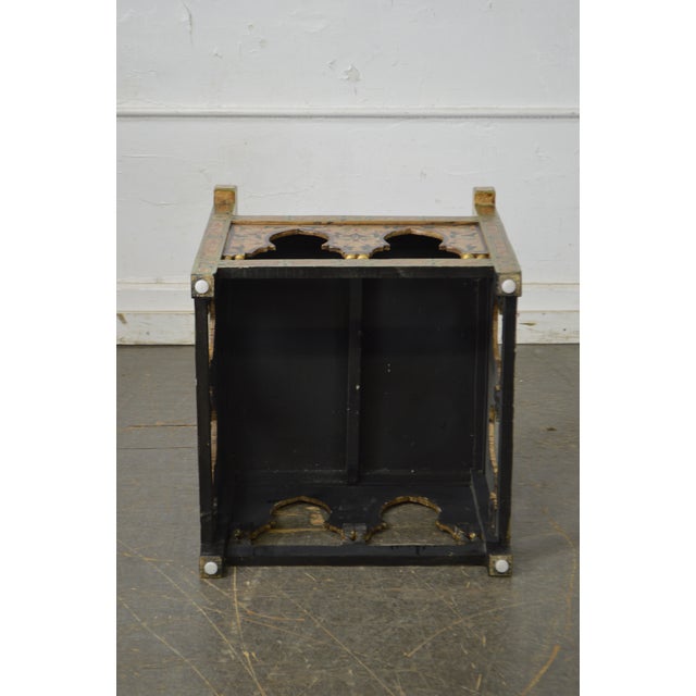 Middle Eastern Decorated Hall Chairs - a Pair | Chairish