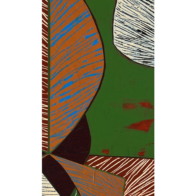 Side by Side Abstract Painting by Artist Pamela Harmon, Framed | Chairish