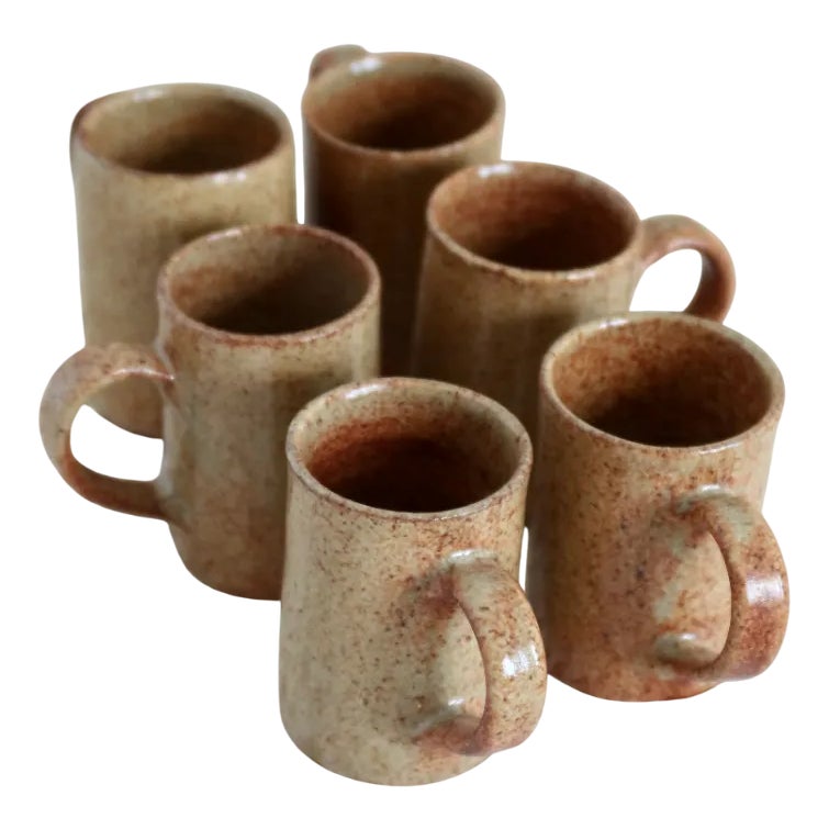 Vintage Artisanal Espresso Cups, 1990s, Set of 6 | Chairish