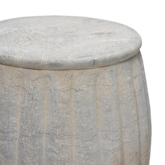 Chinese Melon Stone Drum | Chairish