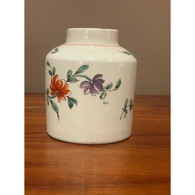 English Creamware With Hand Painted Flowers Mid-18th Century | Chairish