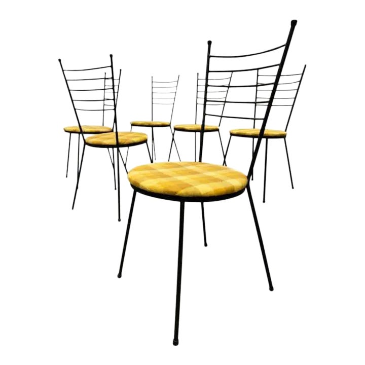George Nelson & Ossia Arkus for Arbuck, Iron Hairpin Chair, 1950s, Usa ...