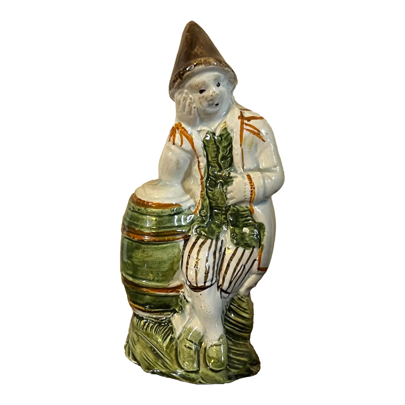 Antique 18th Century English George III Staffordshire Prattware Figure ...