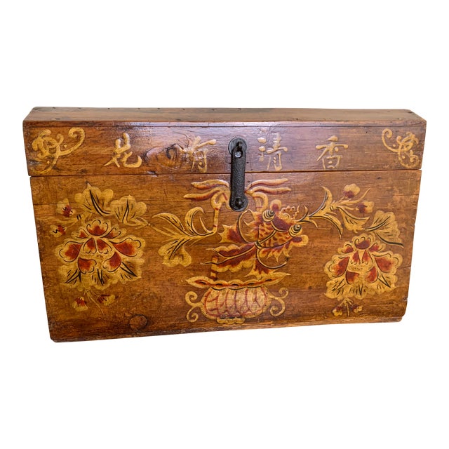Vintage Chinese Tea Chest | Chairish
