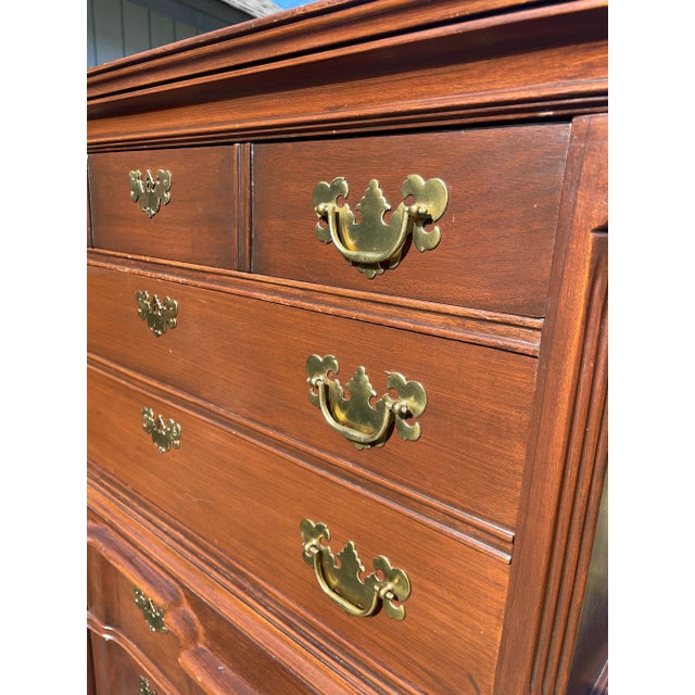 Pennsylvania House Chippendale Style Tall Cherry Dresser Kling | Chairish