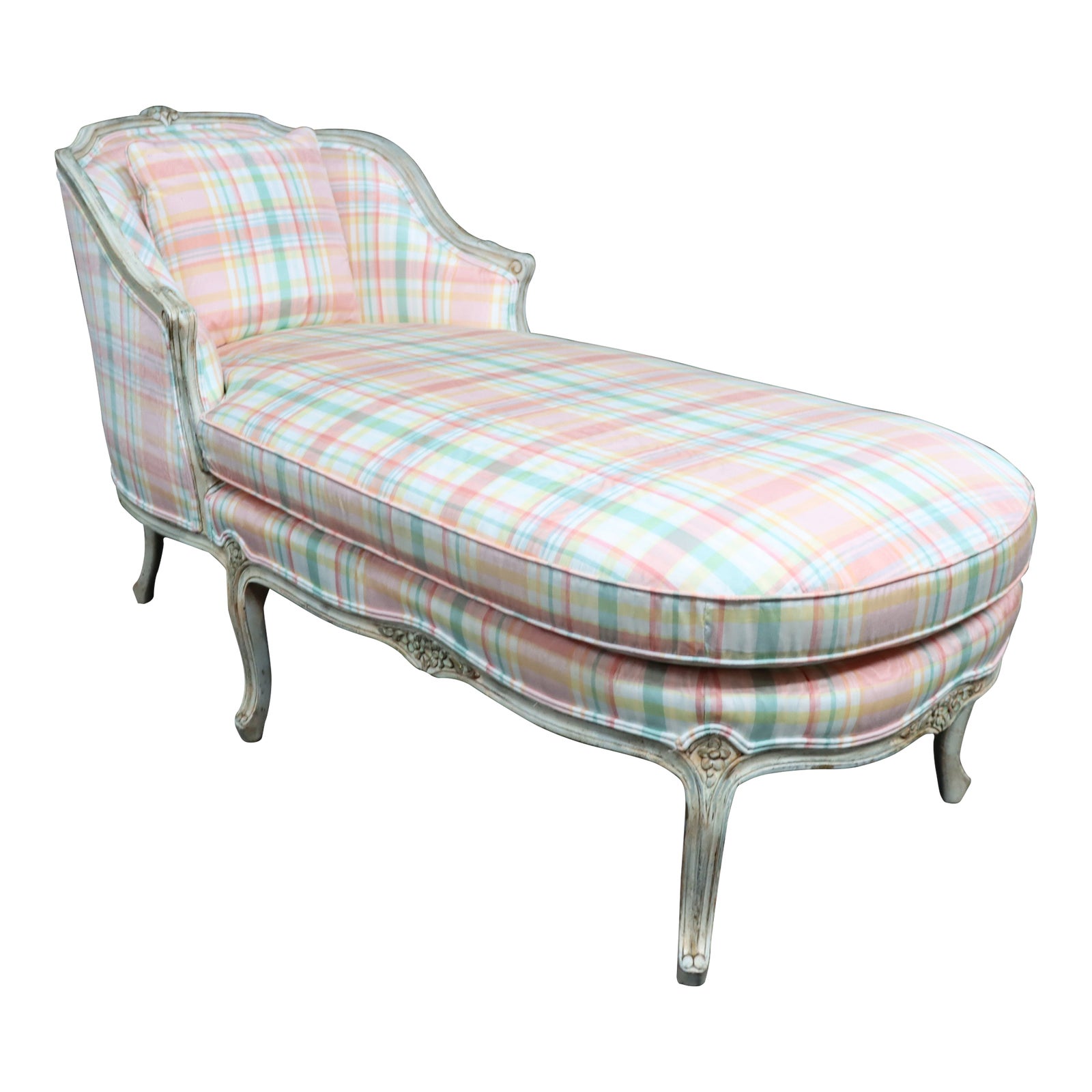 Century Furniture Louis XV Style Chaise Lounge | Chairish