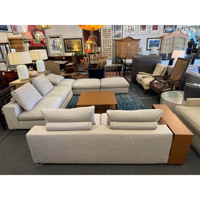 Flexform Groundpiece Sectional Plus Coffee Table , Six Piece | Chairish