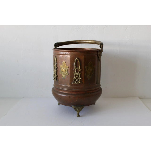 Vintage Mid Century Hand Crafted Moroccan Copper Brass Decorative ...