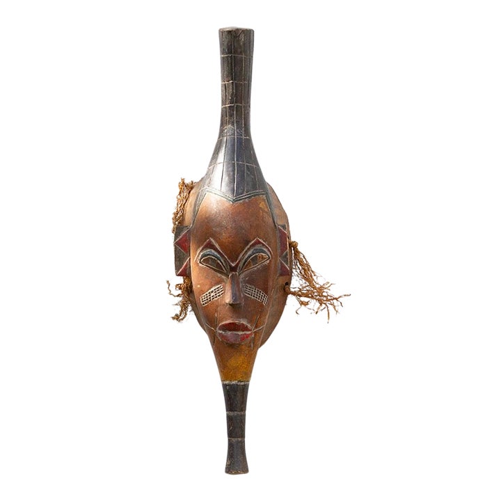 Elongated Spirit of the Dance Baule Mask | Chairish